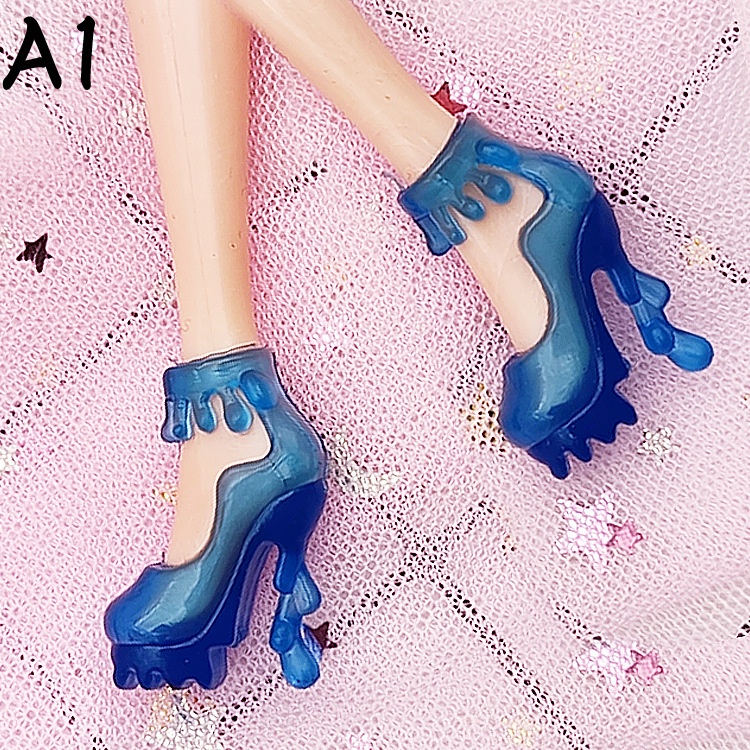 [DIY] 30cm Barbie doll high heels girls home toys accessories shoes ...
