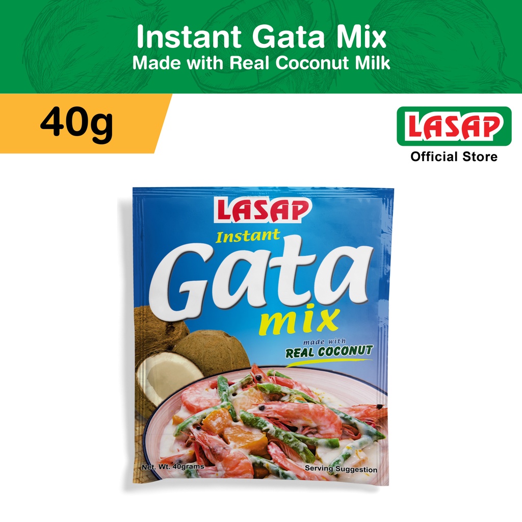 Lasap Instant Gata Food Mix 40g | Shopee Philippines