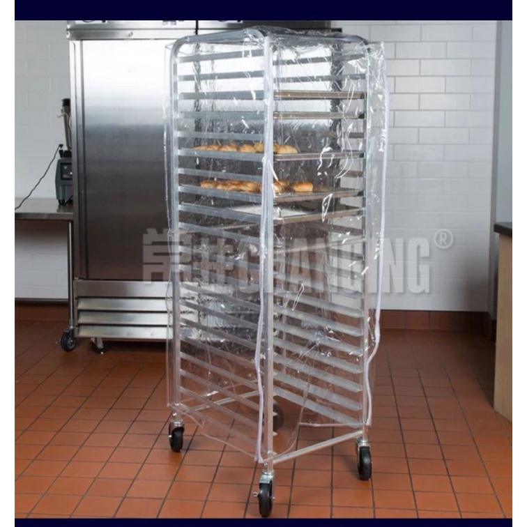 Clear plastic cover for Bread rack trolley Baking cooling rack with ...