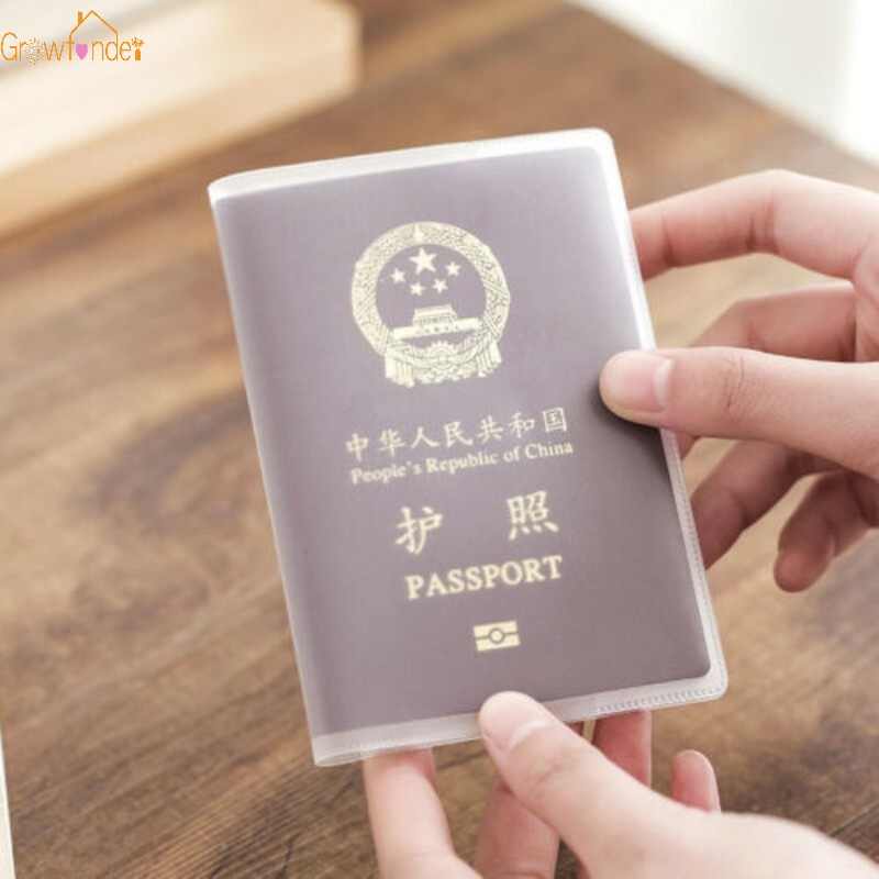Travel Passport Cover Waterproof Dirt Frosted ID Card Holders Women Men ...