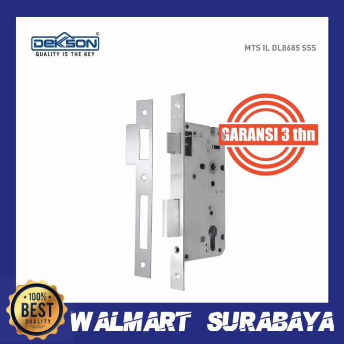 Best Dekkson MTS IL DL 8685 SSS Mortise Lock Tongue Lock Body | Shopee ...