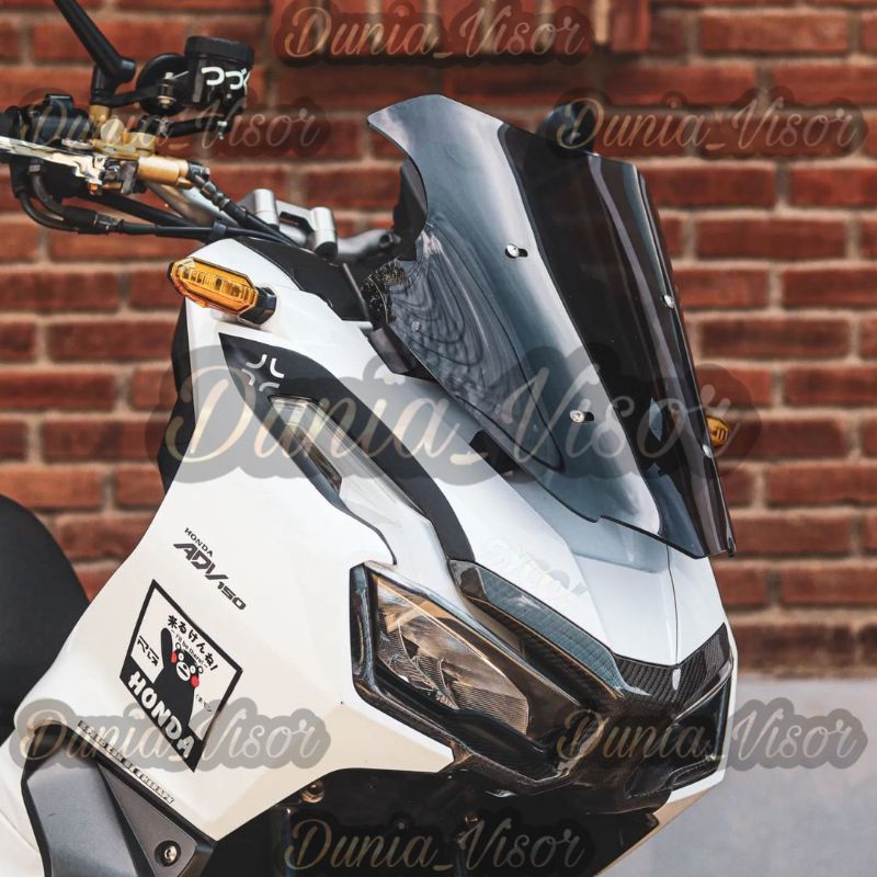 Honda ADV 150 and ADV 160 sporty Ocito 1 Windshield. Adv 150 TDR mini ...