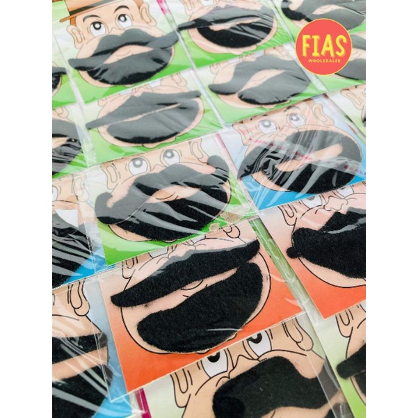 20 Pieces Mr. Swabe Bigote / Fake Mustache / Wholesale Paninda | Shopee ...