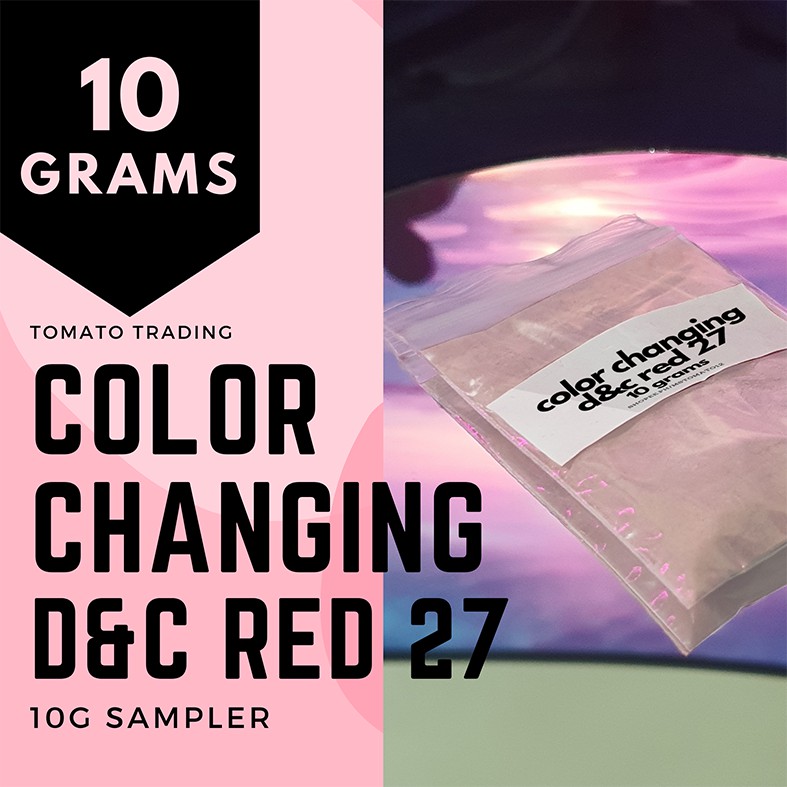 SAMPLER Color Changing D&C Red 27 Pigment 10grams | Shopee Philippines
