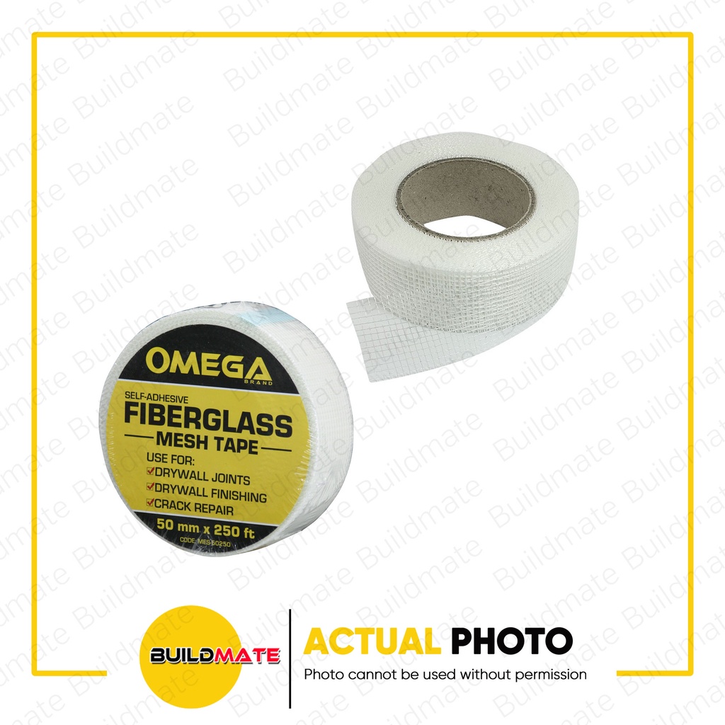 OMEGA Gypsum Board Drywall Fiberglass Mesh Tape 100ft | 250ft SOLD PER ...