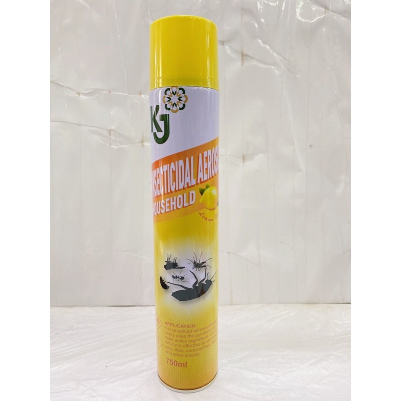 KJ insecticidal Aerosol with Lemon flavor 750ml | Shopee Philippines