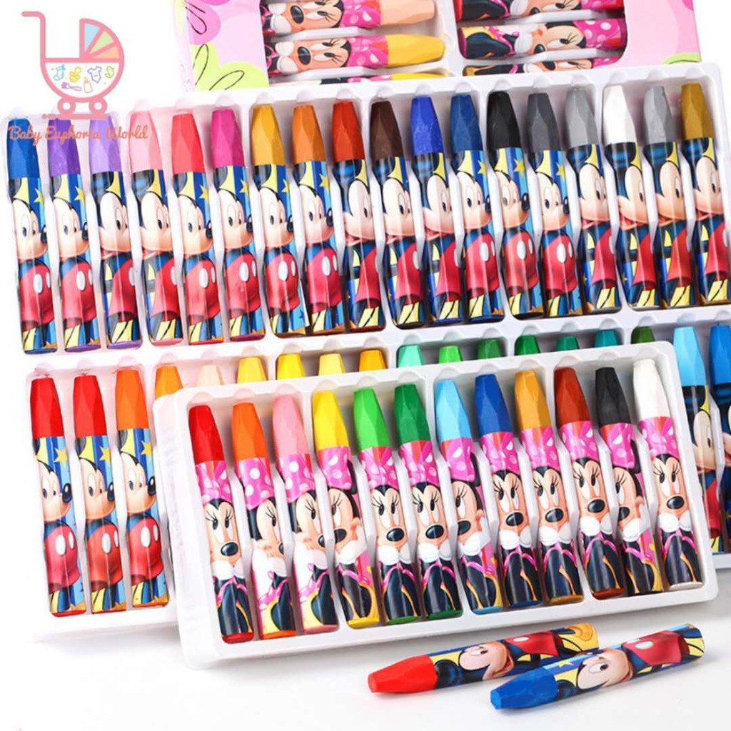 Cartoon Colouring Set Set Artwork Crayon Art Drawing Children ...