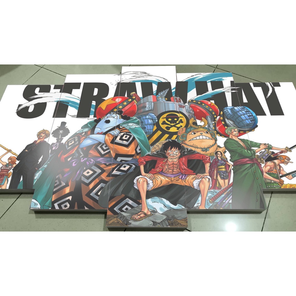 Customized Anime Wall Mural 22x37 inch 5 Tile set One Piece/ Demon ...