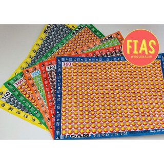 5 pcs Bunutan pad - Bunot pad - Palabunutan number pad - Bunutan number ...