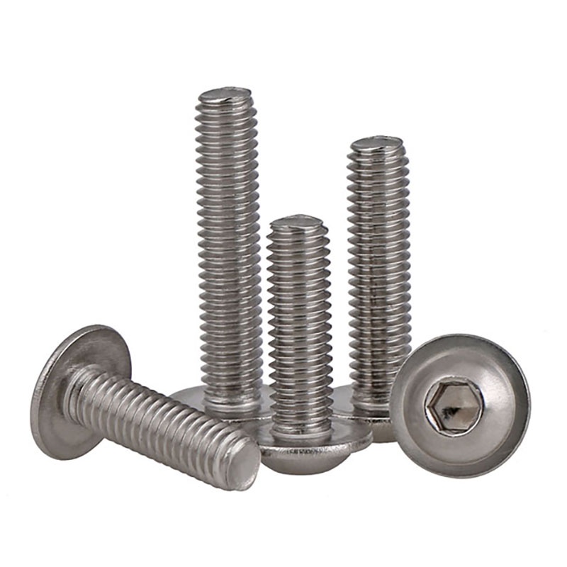 Flanged Socket Button Head Screws A2 Stainless Allen Bolts Screw M5 M6 | Shopee Philippines