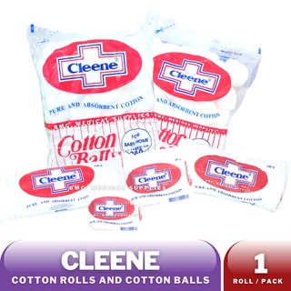 Cleene Cotton Balls (300's) (100's) (50's) and Cotton Roll (90G) (25g ...