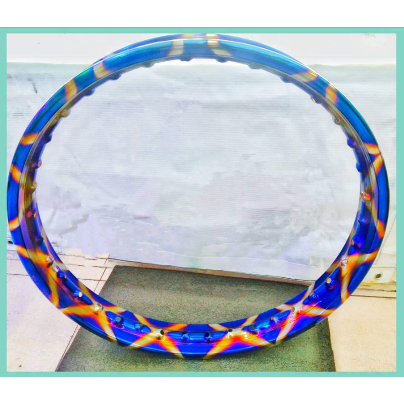 MSK Rim blue with design | Shopee Philippines