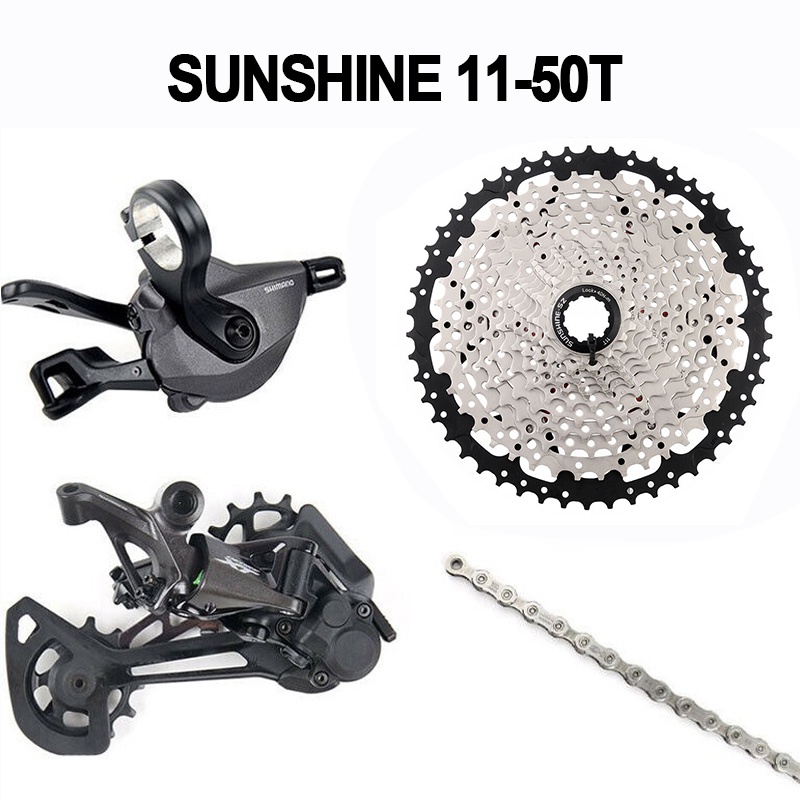 SHIMANO DEORE XT M8100 Groupset 1x12 Speed MTB M8100 Shifter Rear Derailleur Cassette Chain ...