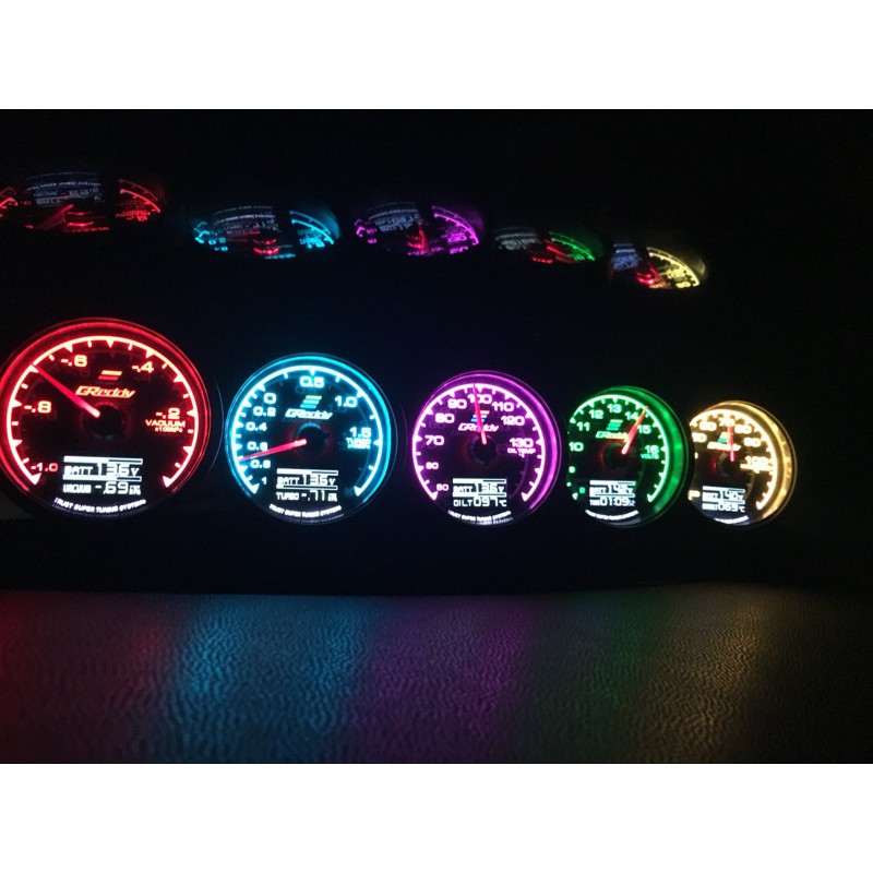 Greddy Racing Gauge 7 Color in 1 Multi D/A LCD Digital Display Meter ...