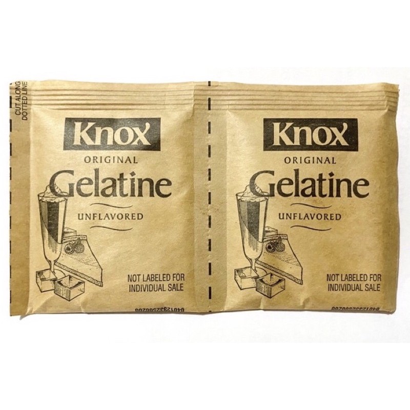 Knox Unflavored Gelatin 1 sachet/1box(4pcs) | Shopee Philippines