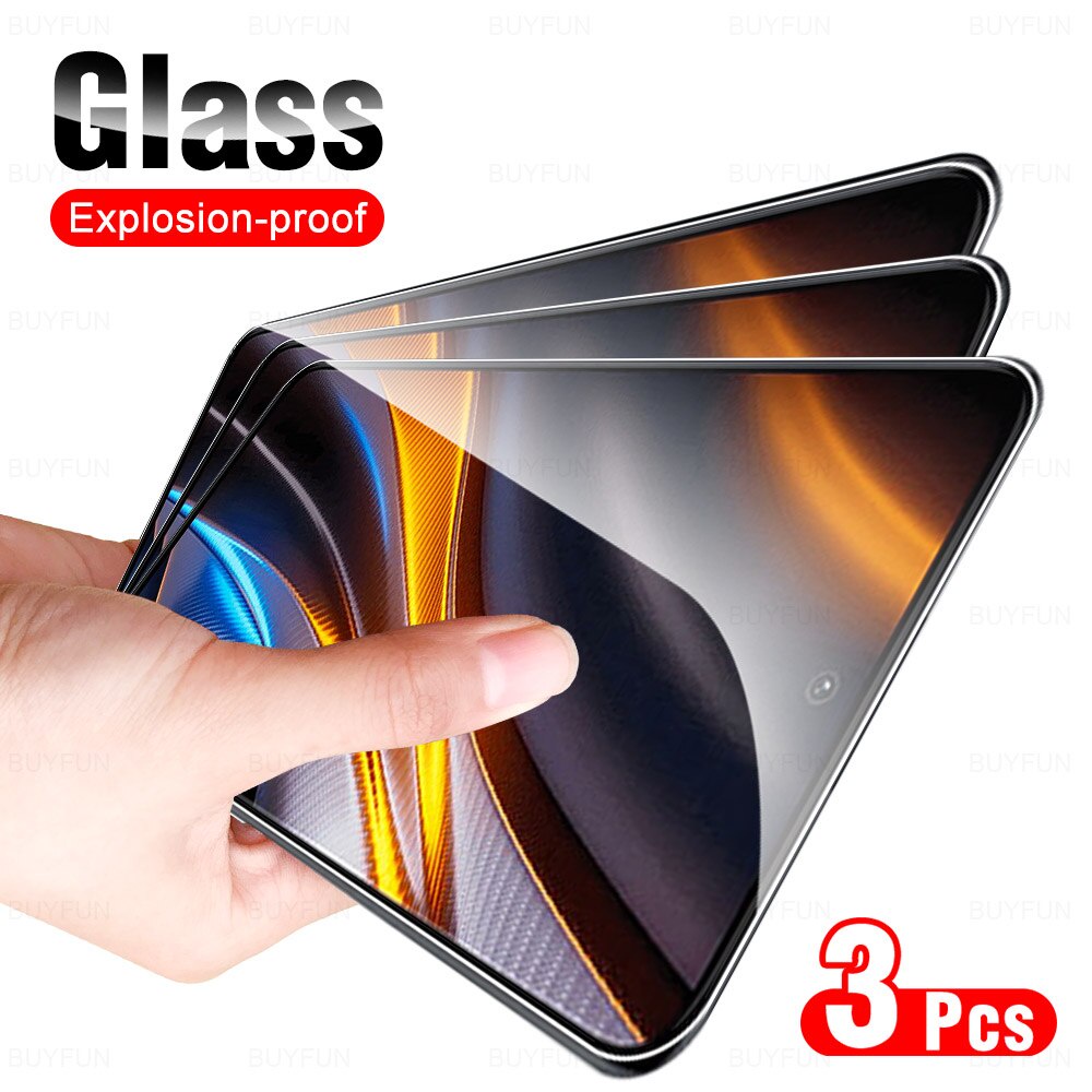 3pcs For Xiaomi Poco X4 GT Screen Protector Glass Poccophone Little X4 ...