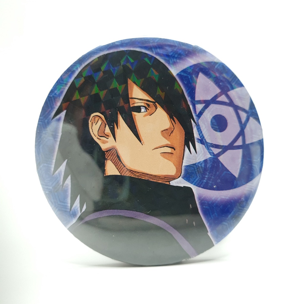 RARE UCHIHA SASUKE ADULT VER CAN BADGE CHARACTER PIN NARUTO BORUTO ...