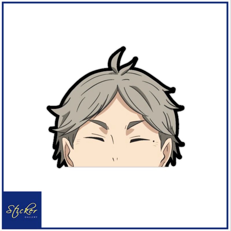 SUGAWARA KOSHI PEEKER HAIKYUU Waterproof Vinyl Sticker | Shopee Philippines