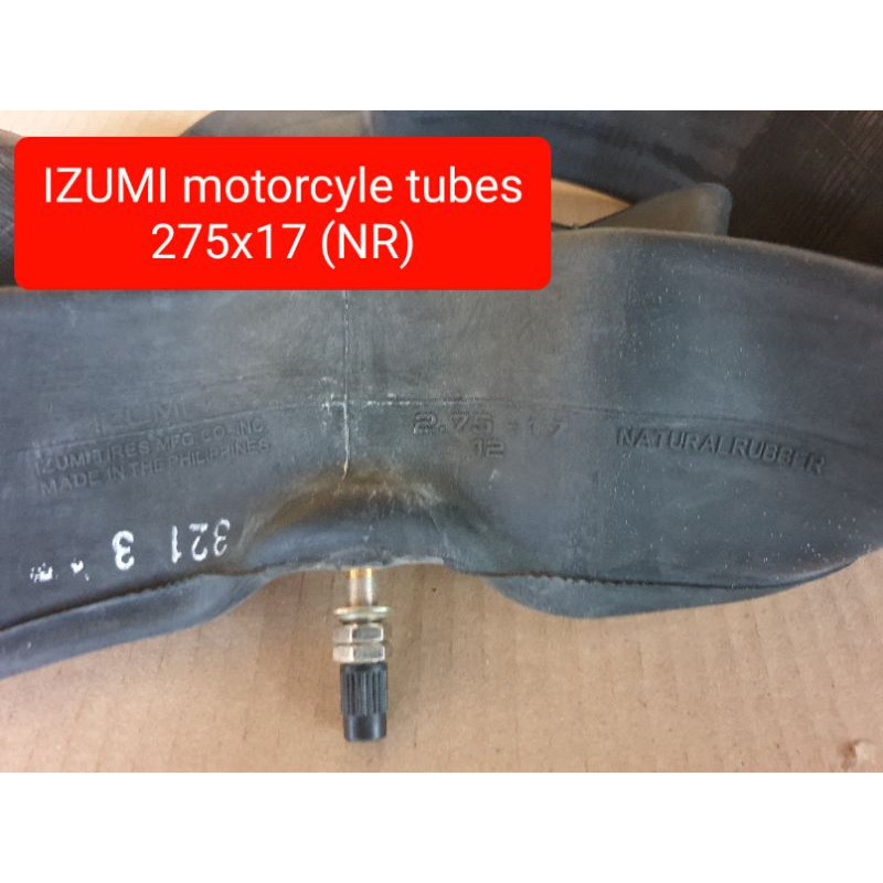 motorcycle tubes/tubes 275x17/izumi tubes | Shopee Philippines