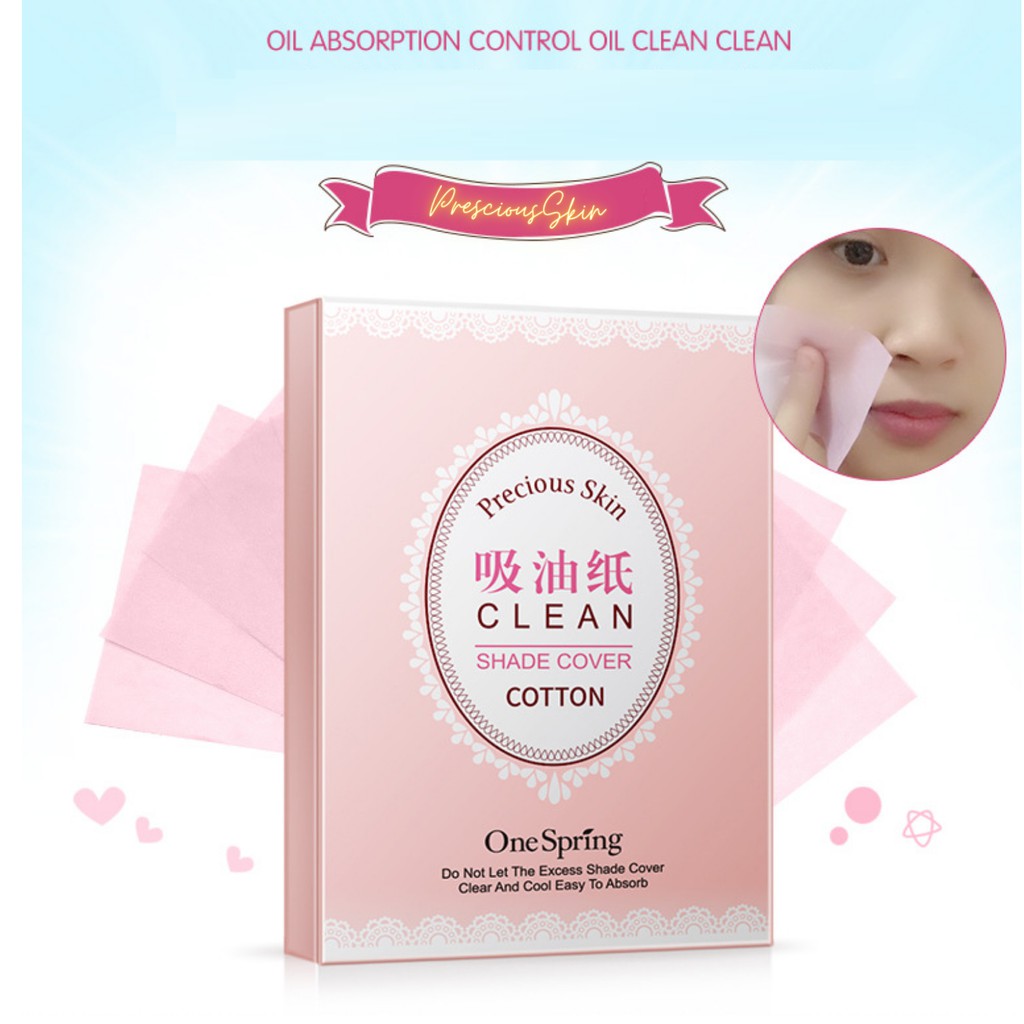 Oil Control Facial Paper Film Blotting Absorbent Cleansing Sheets ...