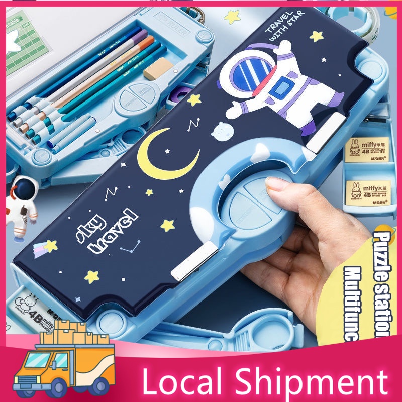 Pencil Box Cartoon Pencil Box Pencil Storage Multifunctional Stationery ...