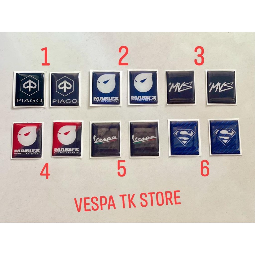 Decorative logo cavat vespa mask | Shopee Philippines