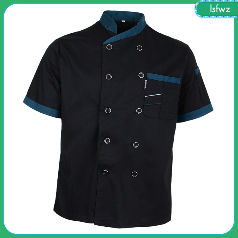 Professional Women's Mens Chef Jacket Coat Cafe Hotel Kitchen Work ...