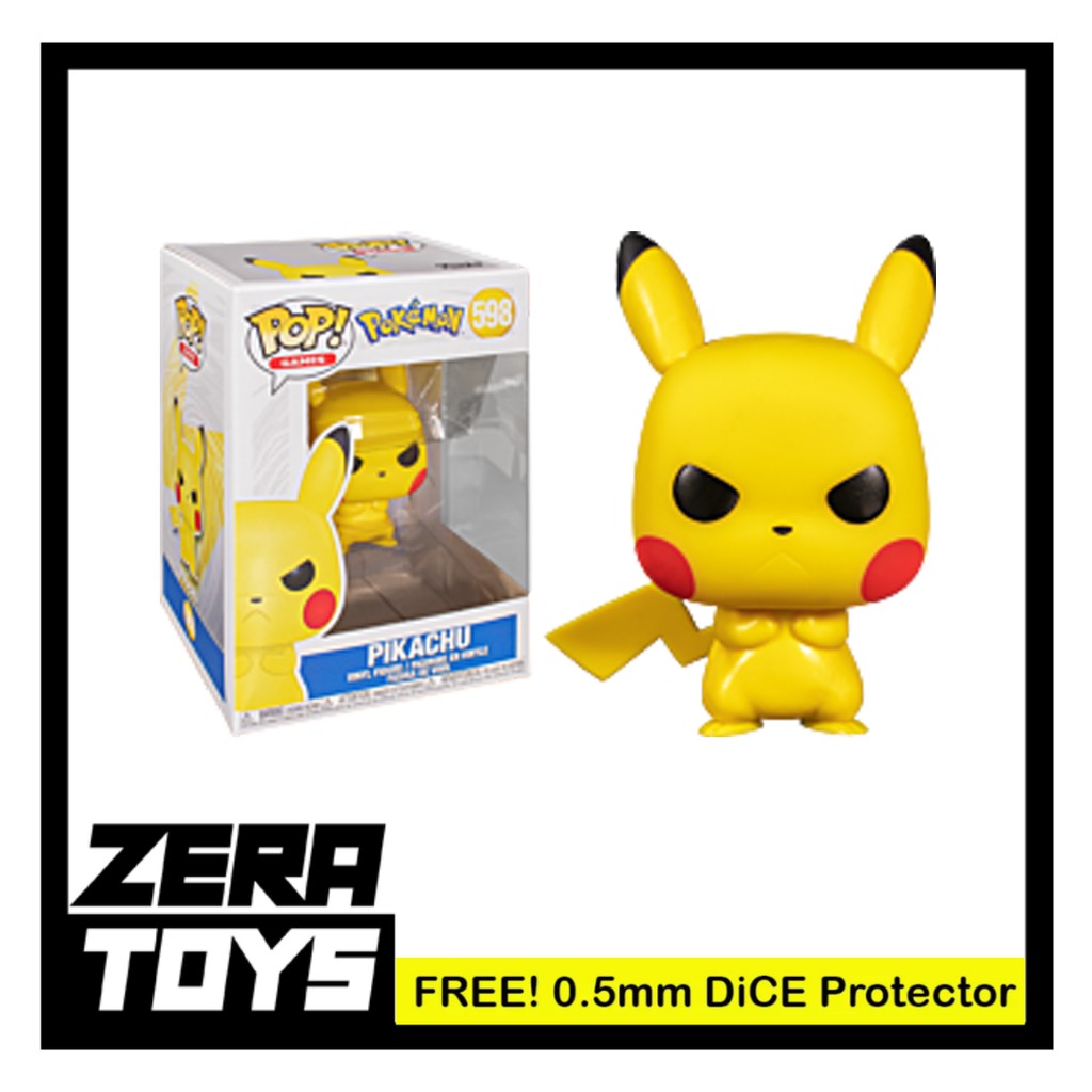 Funko Pop! Games: Pokemon - Pikachu Grumpy | Shopee Philippines