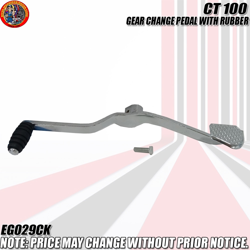 CT100 GEAR CHANGE PEDAL W/RUBBER (EG029CK) | Shopee Philippines