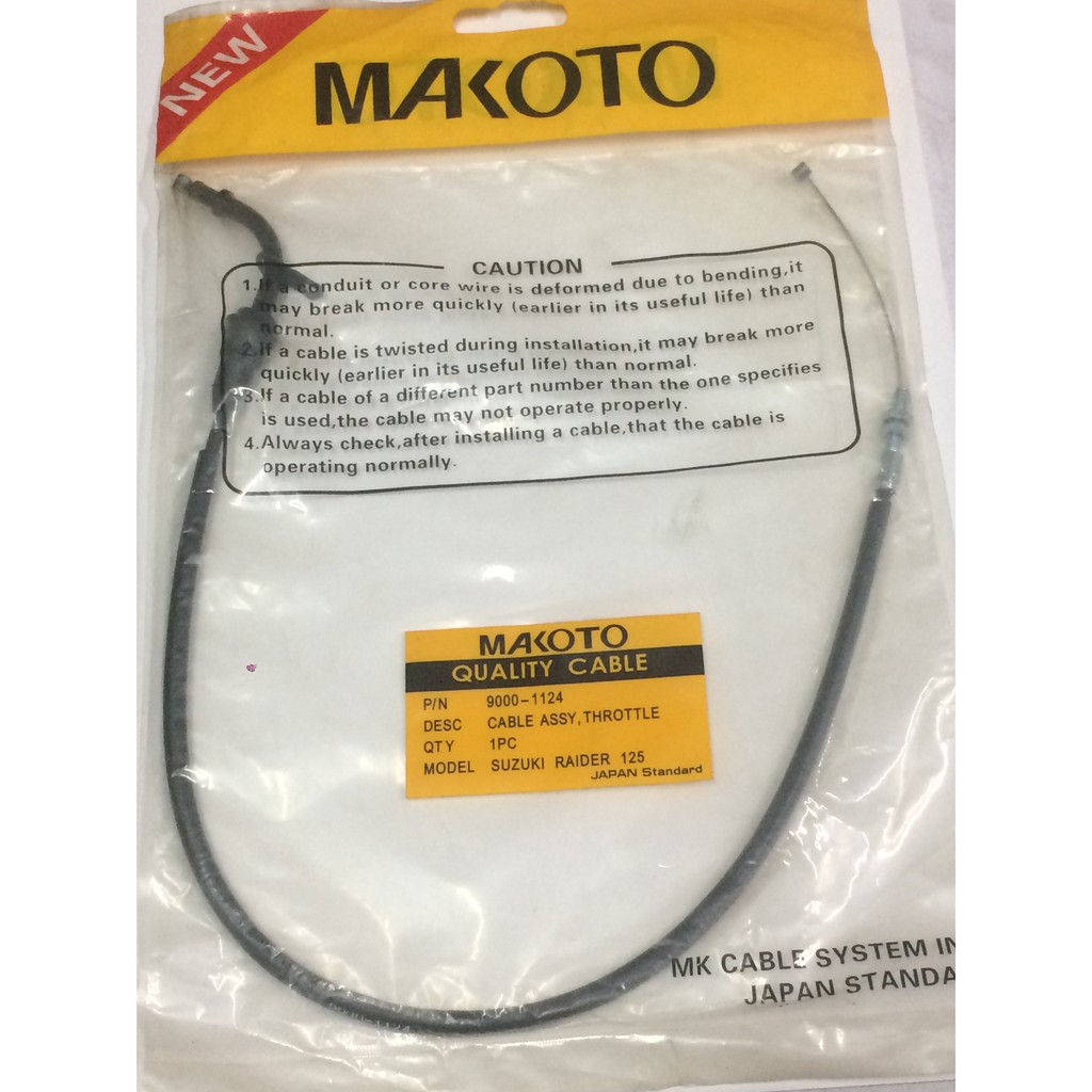Suzuki Raider 125 throttle / Speedometer cable | Shopee Philippines