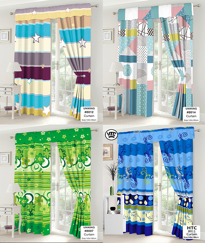 Hot Sale Splicing Gradient Color Square Curtains Home Decor 5D Kurtina ...