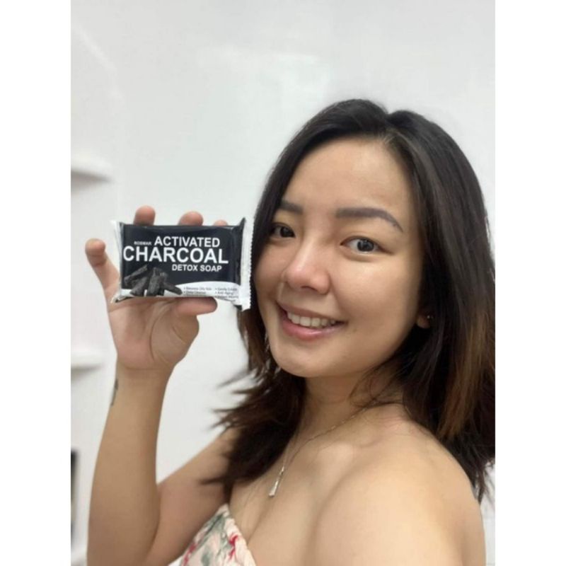 Rosmar Activated CHARCOAL DETOX SOAP 100g (Original) | Shopee Philippines