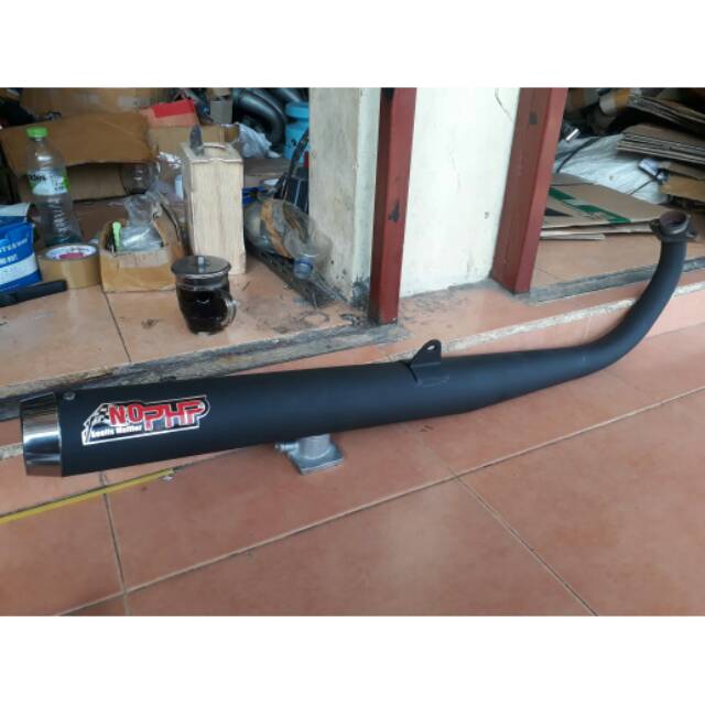 HITAM Rx King RXK RXS Standard Racing Black Dop Racing Exhaust | Shopee ...