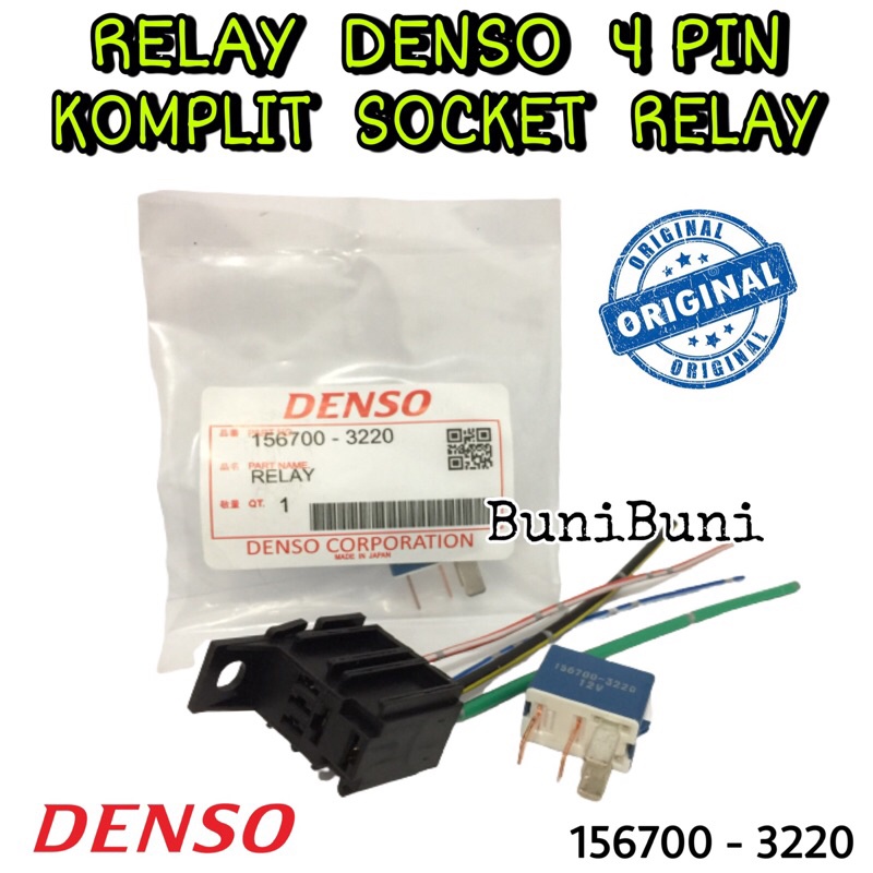 Denso Relay Complete Relay Socket for Universal 12 Volt Car AC | Shopee ...