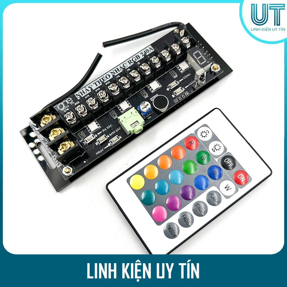 7 Colors RGB LED Control Circuit Flashing With Music 240A - Genuine ...