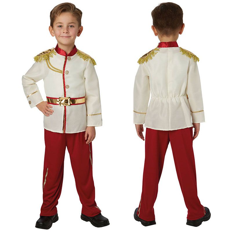 Kids Snow White Boy Prince Charming Costume for Children Halloween ...