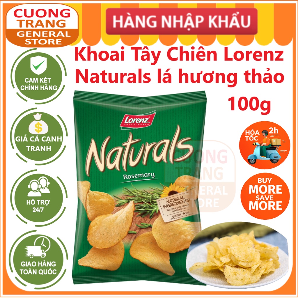 Lorenz Rosemary Naturals Potato Chips 100g | Shopee Philippines