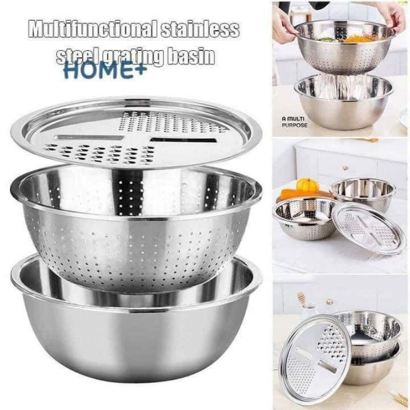 Multifunctional thick stainless steel grating basin drain basin three ...
