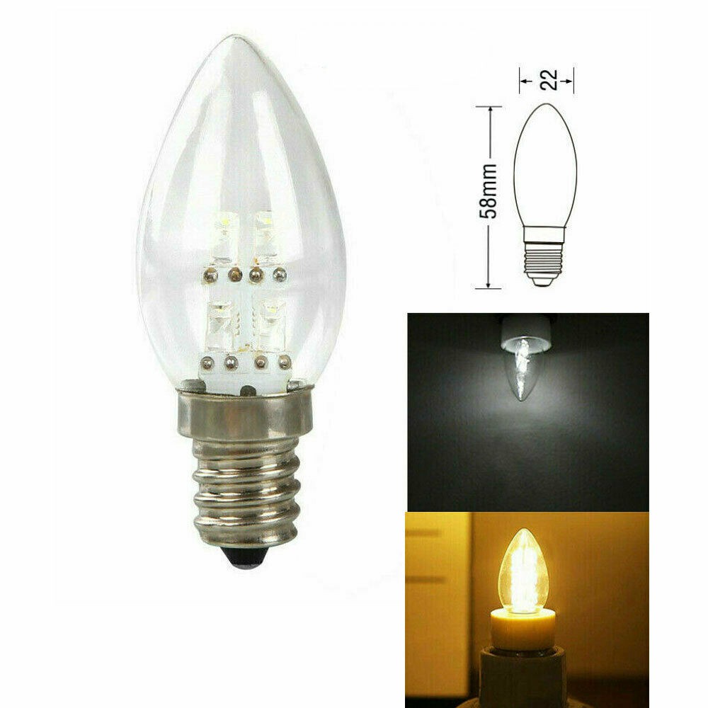 E12 LED Candelabra Light Bulb Candle Lamp Chandelier Light 10W ...