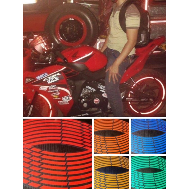 MAGS RIM STICKER REFLECTORIZE Fz Sz Gixxer Raider Ktm Sniper150 Gsx Rs ...