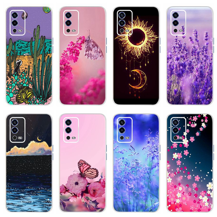 Soft Casing OPPO A52 A72 A92 A53 A32 A54 A55 A53S 2020 2021 Lavender ...