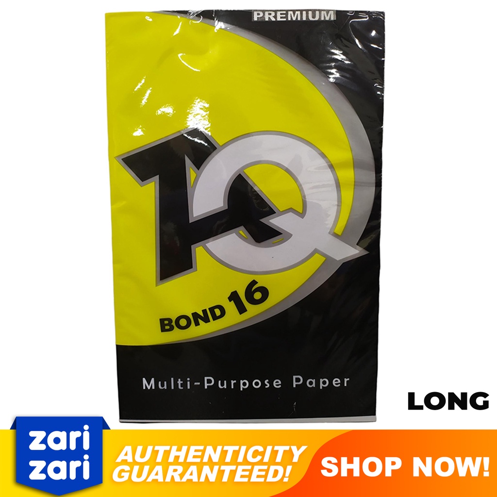 AQ Premium Bond Paper Short / Long Substance 16 56 GSM 500pcs | Shopee ...