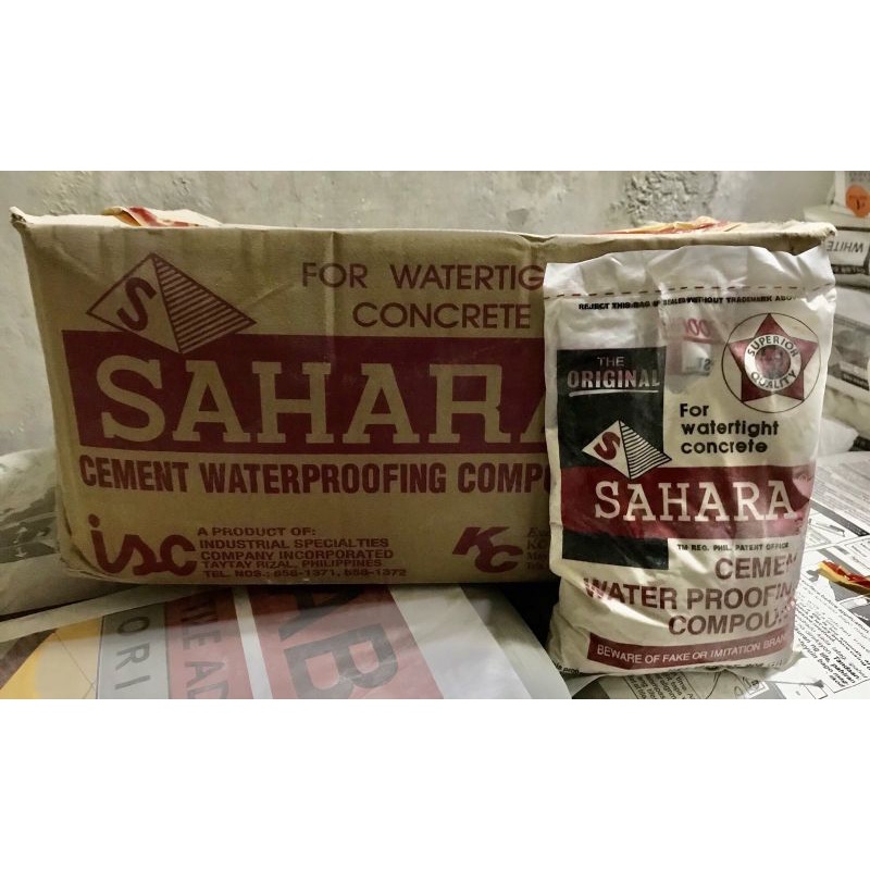 SAHARA cement water proofing compound (908 grams) ORIGINAL | Shopee ...
