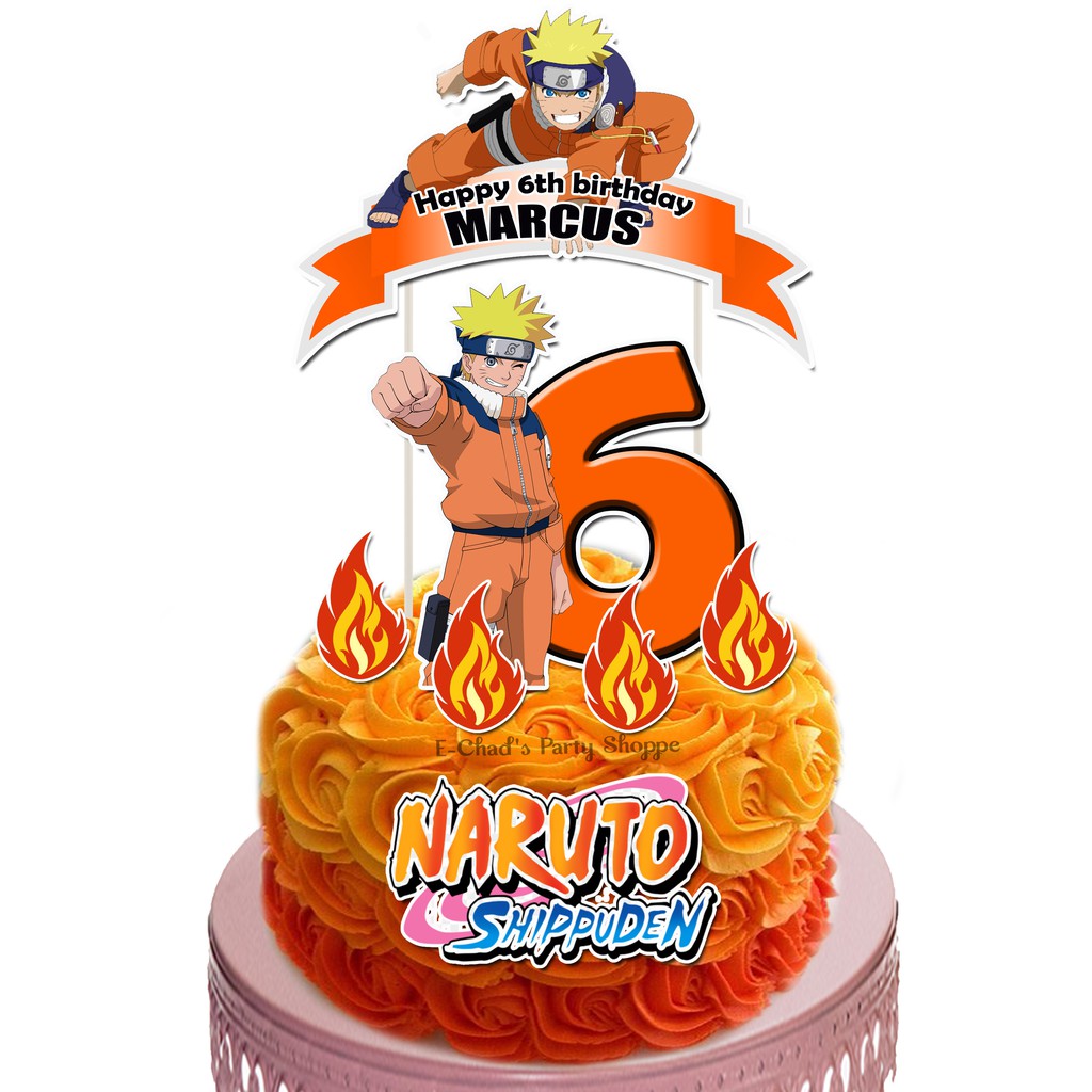 NARUTO Cake Topper Set | Shopee Philippines