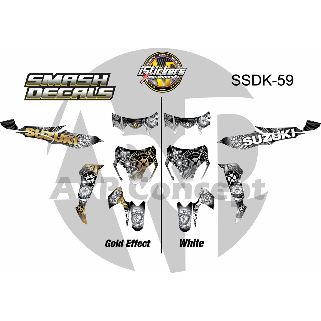 Suzuki Smash 115 Full Decals SSDK-59 | Shopee Philippines