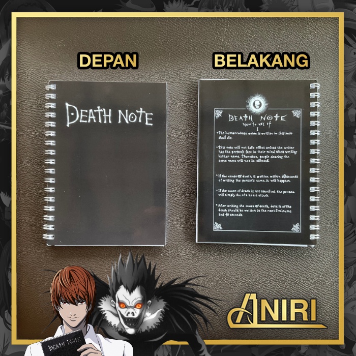 Anime Death Note Ring A5 & A4 Size | Shopee Philippines