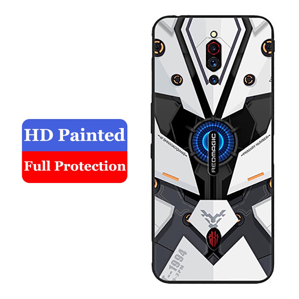 For Red Magic 5G Cover Case For Red Magic 5S Bumper Soft Silicone Case ...