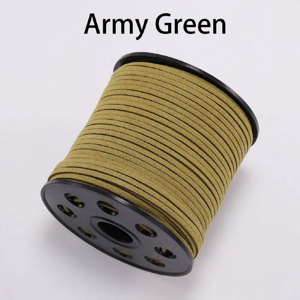 St.kunkka 10m/lot 2.5 mm Flat Faux Suede Braided Cord Korean Velvet ...