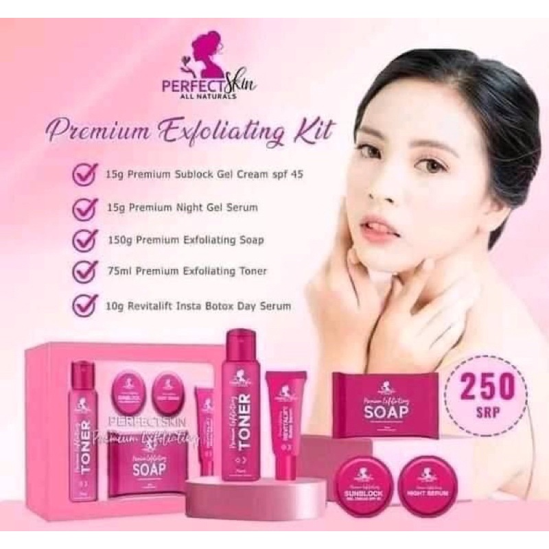 PERFECT SKIN PREMIUM EXFOLIATING KIT | Shopee Philippines