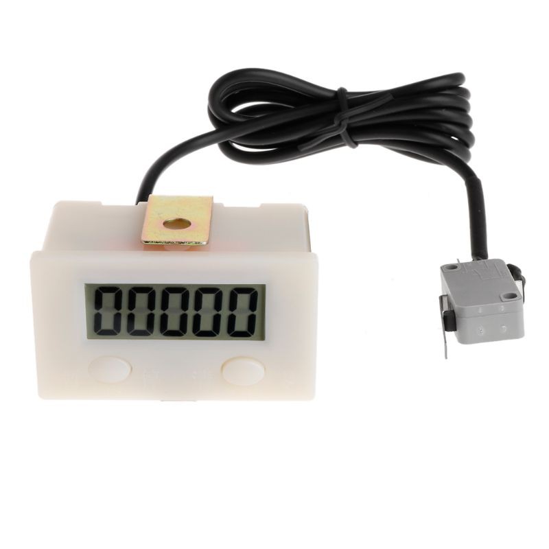 Digital 5 Digit LCD Electronic Punch Counter With Microswitch Reset ...
